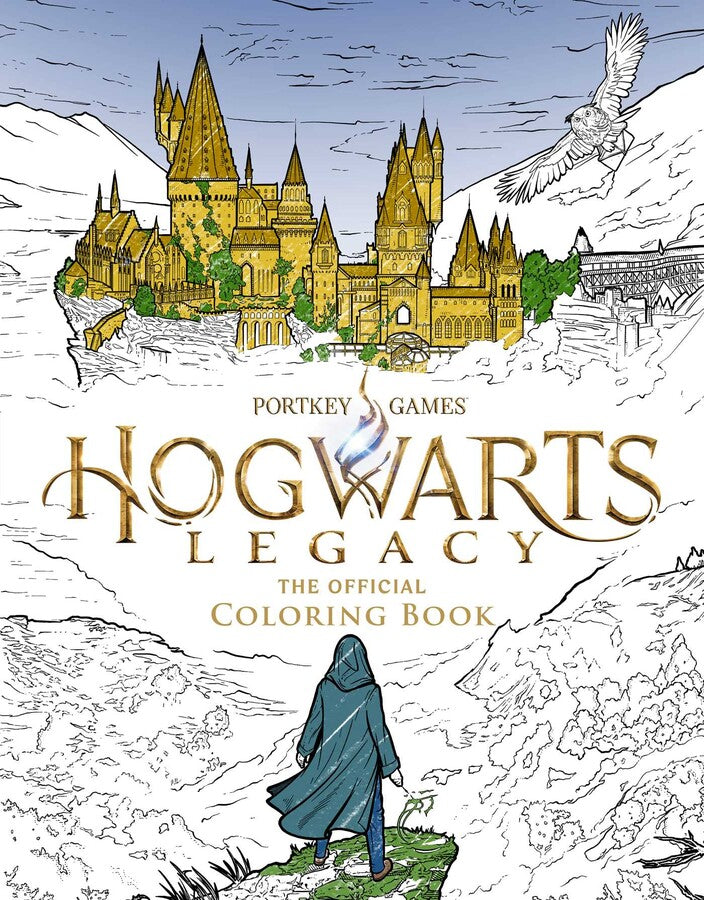 Hogwarts Legacy Official Colouring Book with Colour Pencils - Harry ...